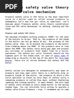 PSV-working & Construction | PDF | Valve | Applied And ...