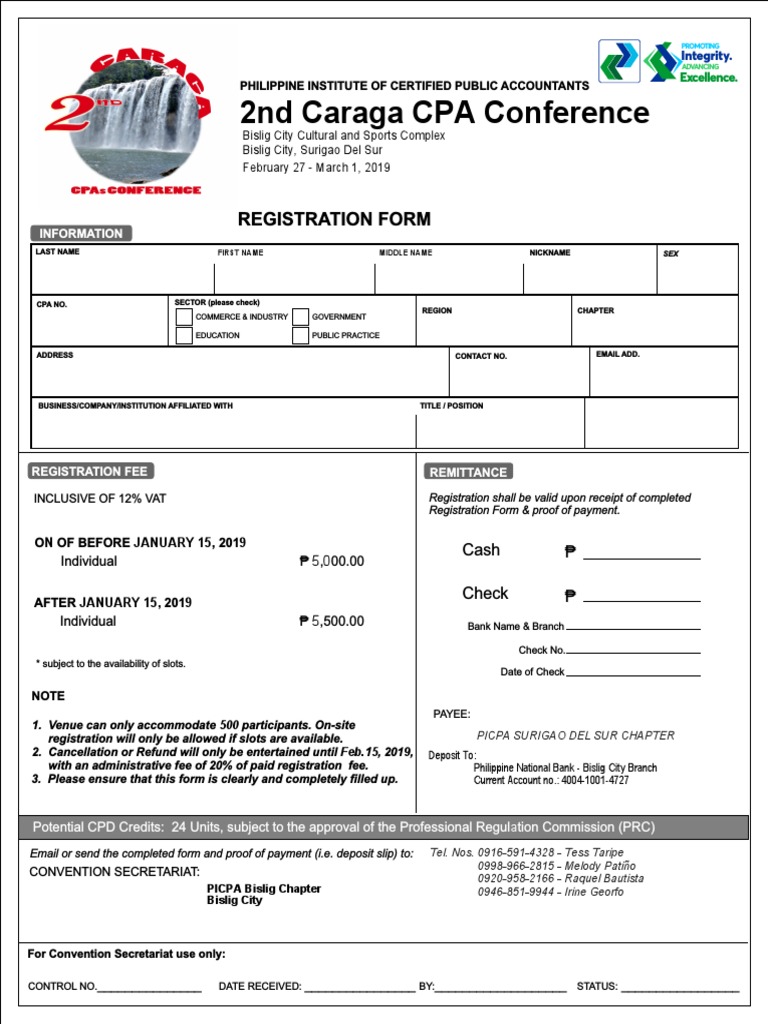 ANC Registration v19 FINAL Beta Forms 2 | PDF | Payments | Cheque