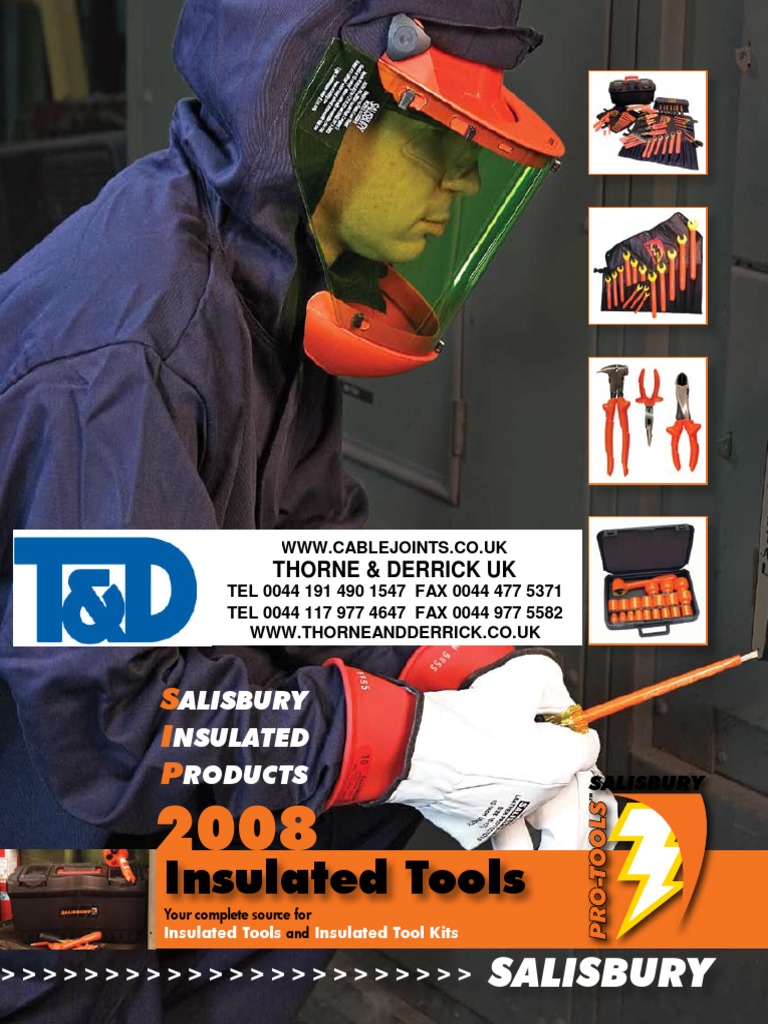 Insulated Tools For LV Live Working (IEC 60900) Salisbury PDF | PDF ...