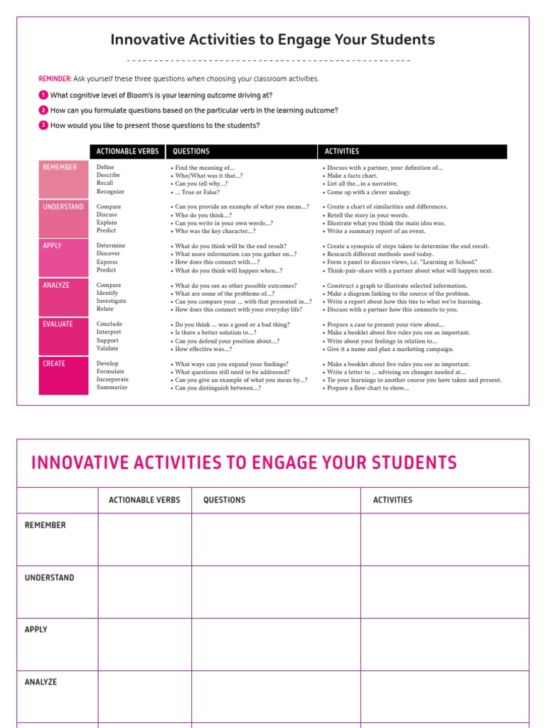 Engaging Classroom Activities Guide | PDF | Narrative ...