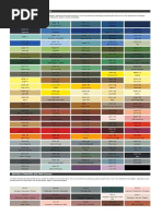 Color Chart (Ral No.,Bs381c, Bs4800, Bs2660, Bs5252) | PDF | Yellow | Green