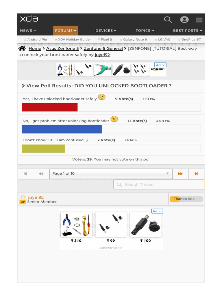 Guide How To Unlock Bootloader Safely t3562640 PDF | PDF | Android ...