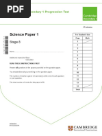 Science Stage 8 Sample Paper 1 - tcm143-595703 | PDF | Asteroid | Atoms