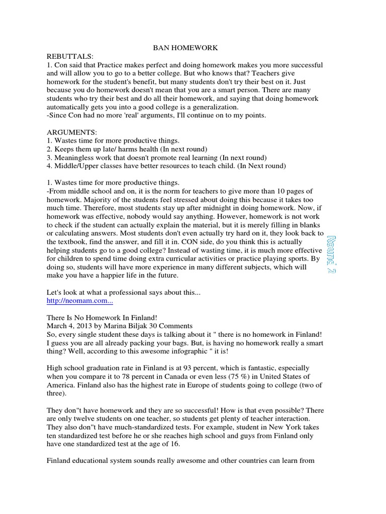 Ban Homework | PDF | Homework | Epistemology