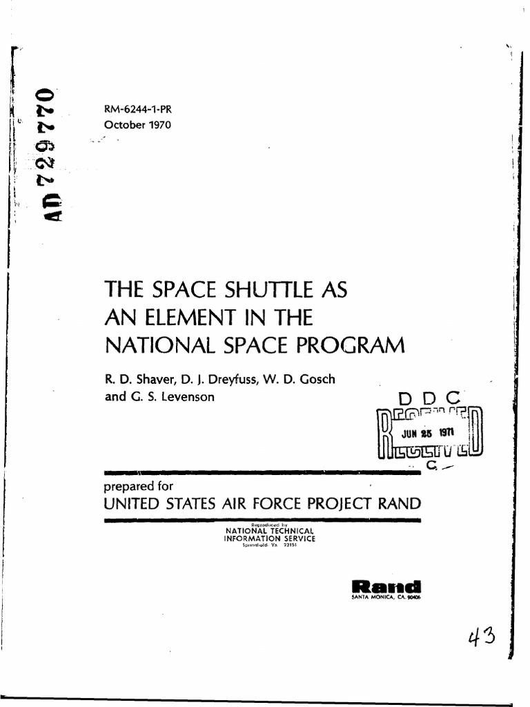 National Space Program | PDF | Space Shuttle | Space Shuttle Program