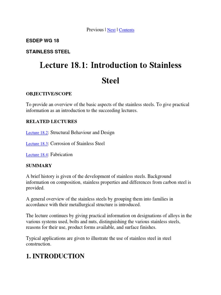 18-Stainless Steel | PDF | Stainless Steel | Steel
