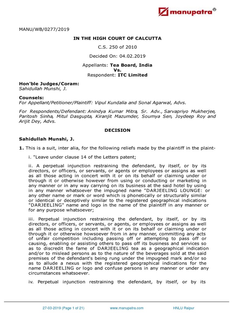 Case Study | PDF | Trademark | Trademark Dilution