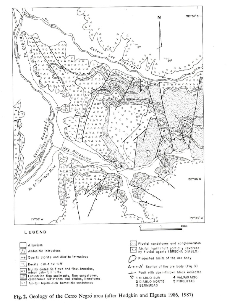 Elgueta Et Al 1990, The Cerro Negro Mine, Manto-Type Copper | PDF ...