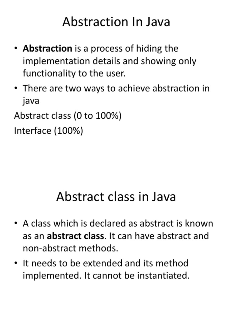 Java Abstraction and Nested Classes Guide | PDF | Anonymous Function | Class (Computer Programming)