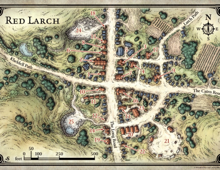 Map of Red Larch | PDF