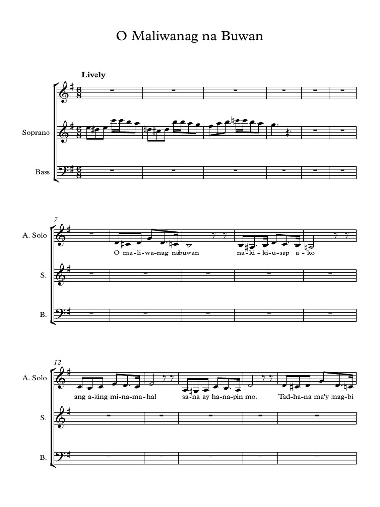 O Maliwanag Na Buwan | PDF