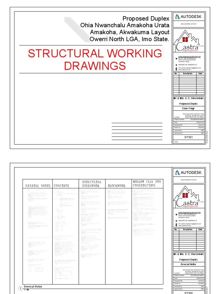 Proposed Duplex Structural Details | PDF | Concrete | Architectural Design