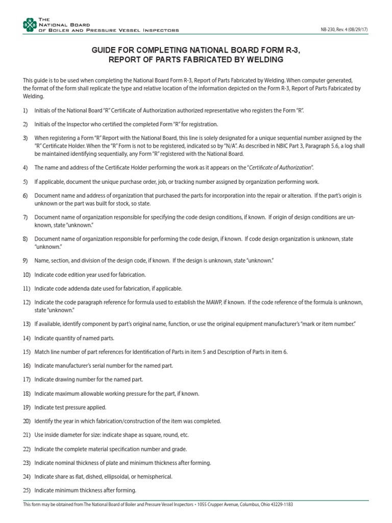 Guide to Completing Form R-3 | PDF | Specification (Technical Standard)