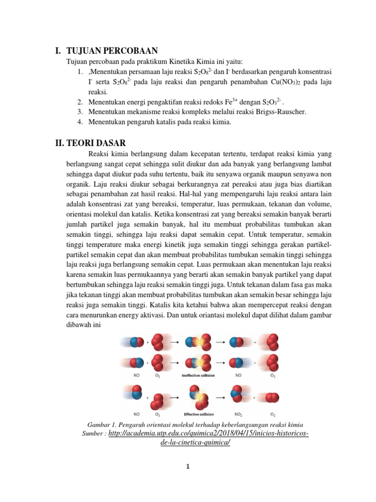 Kinetika Kimia | PDF