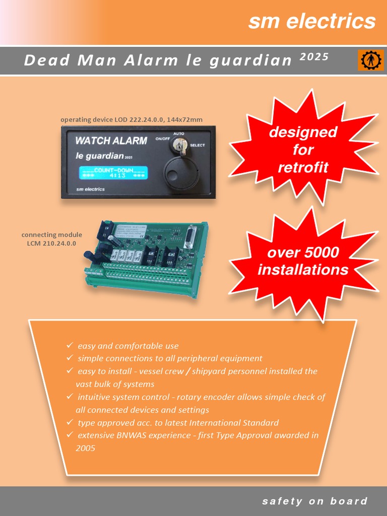 Dead Man Alarm DMA English Brochure | PDF | Electronics | Manufactured ...