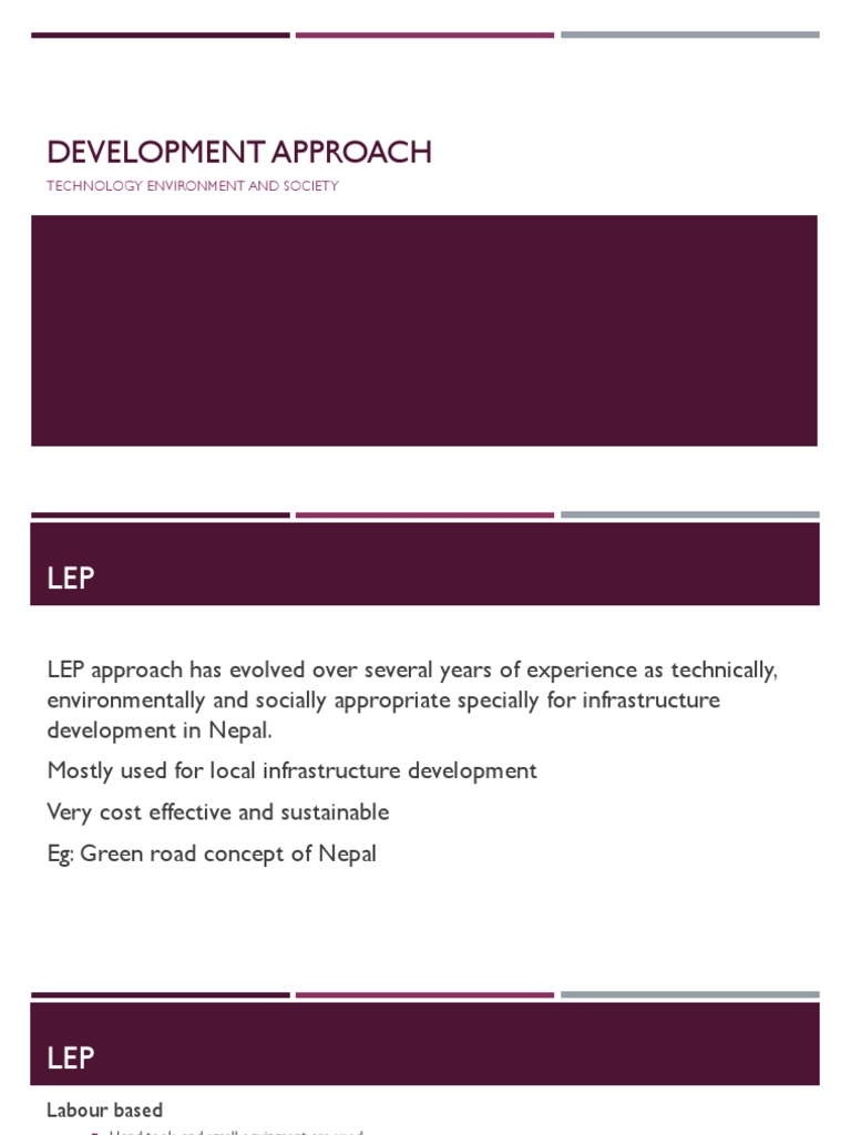 Development Approach: Technology Environment and Society | PDF ...