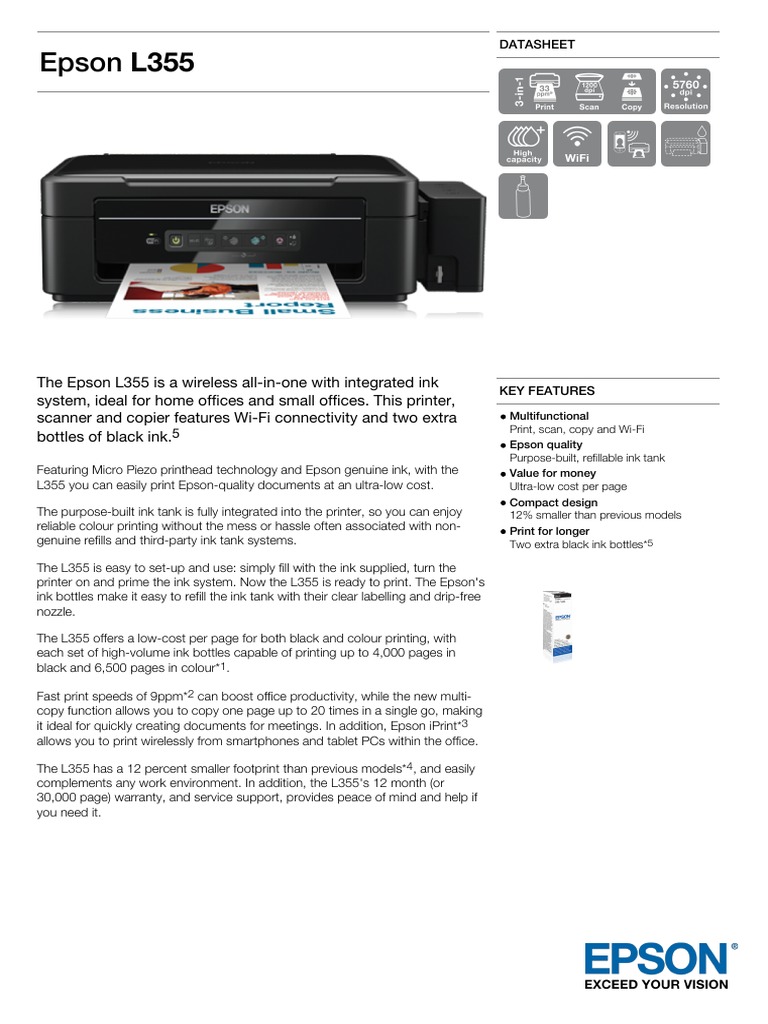 Epson | PDF | Printer (Computing) | Office Work