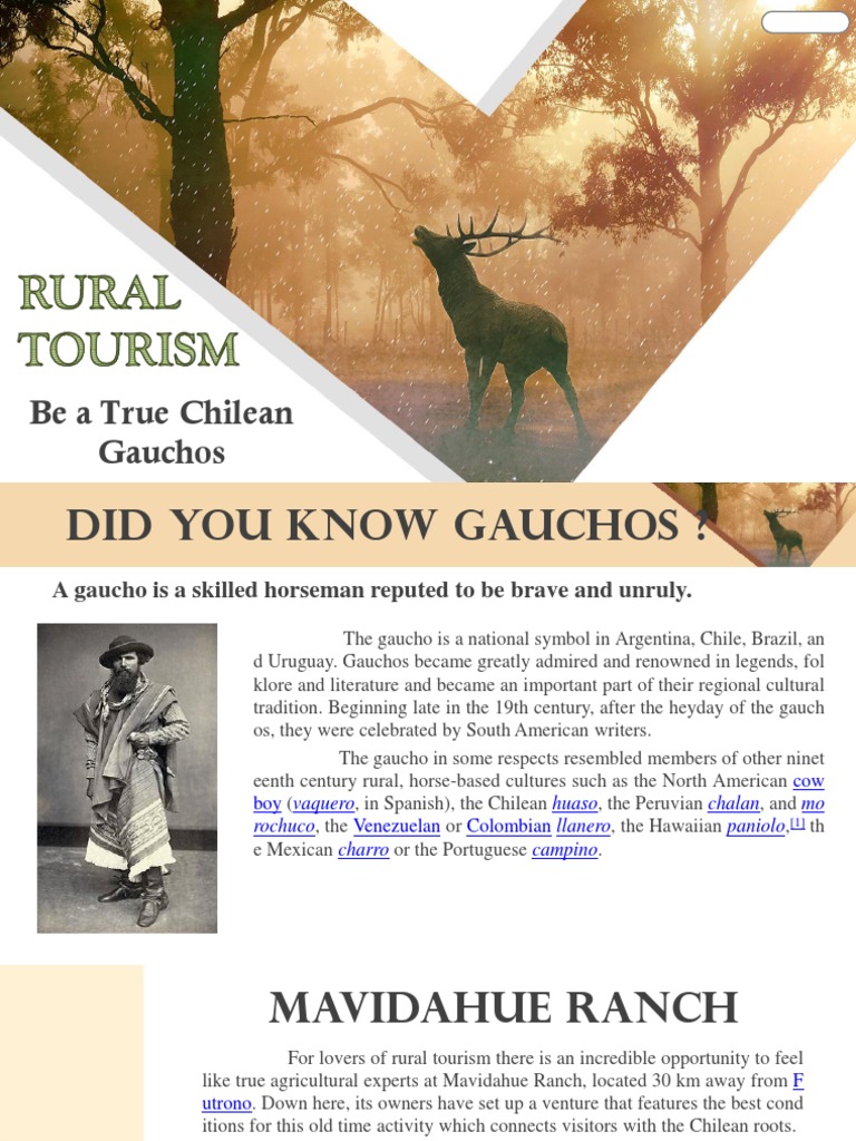 Be A True Chilean Gauchos | PDF | Travel