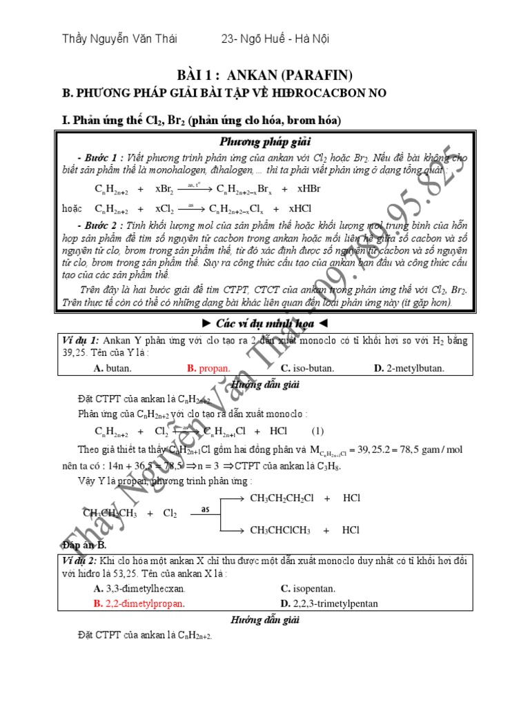 ANKAN - ANKEN- ANKIN - ANKADIEN - BENZEN VÀ ĐỒNG ĐẲNG PDF | PDF