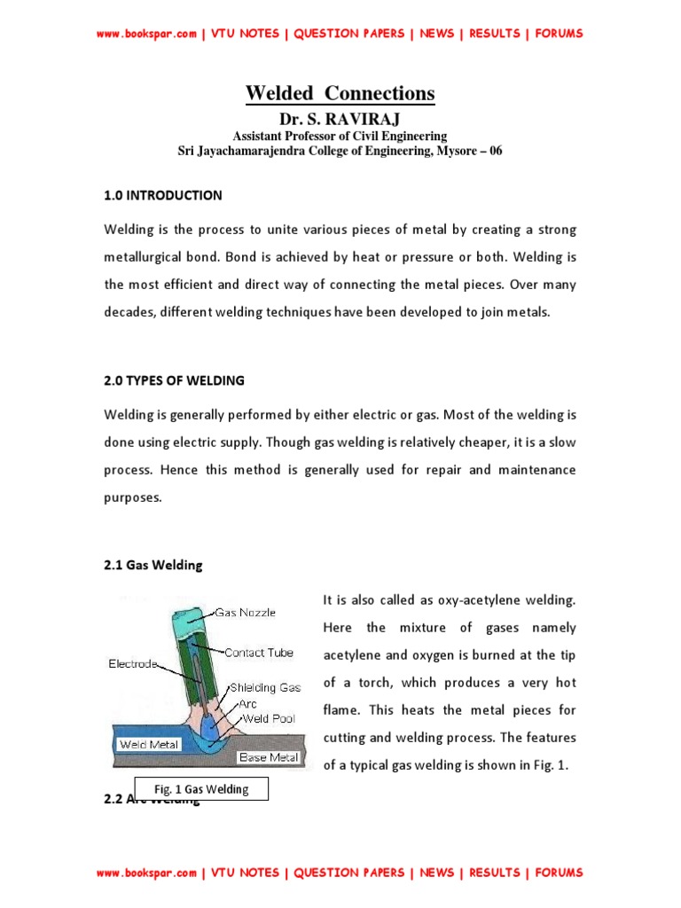 Welded Connections | PDF | Welding | Construction