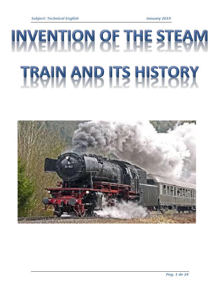 Evolution of the Steam Train and its Impact on Society | PDF | Rail ...
