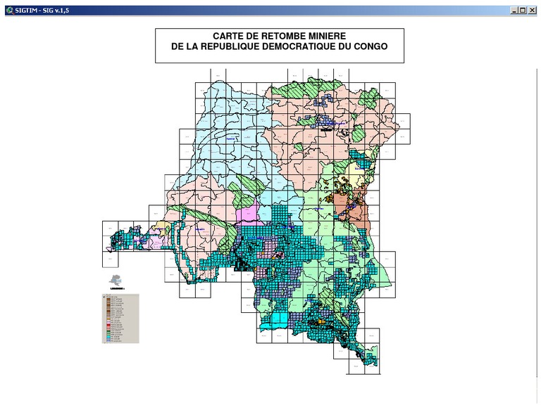 Carte de Retombe Miniere RDC | PDF