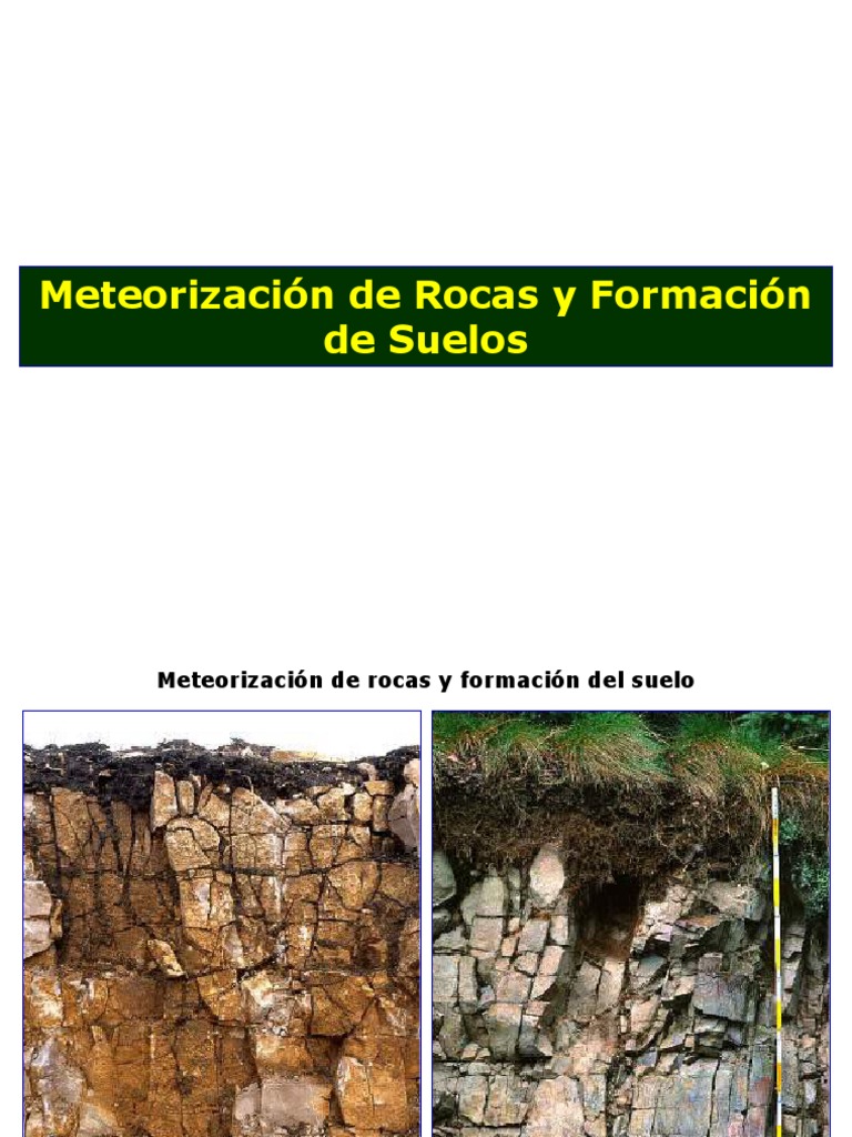 3. Meteorizacion-Rocas-15-06-2014 | Meteorización | Suelo