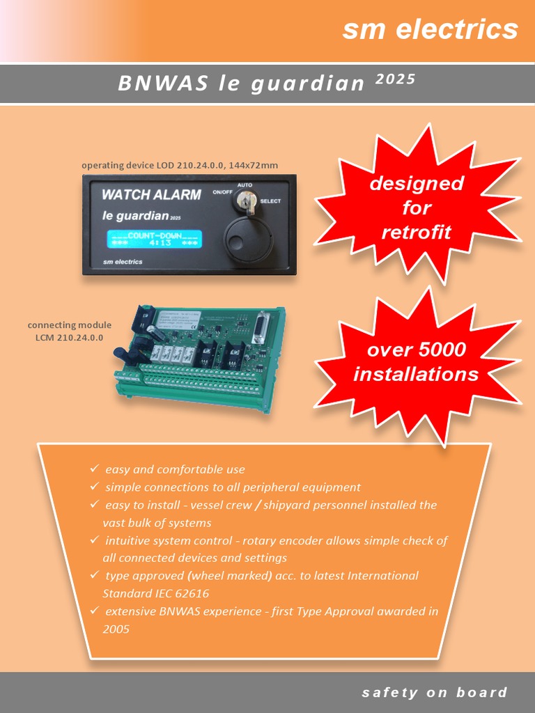 BNWAS Le Guardian 2025 English Brochure | PDF | Equipment | Electrical Engineering