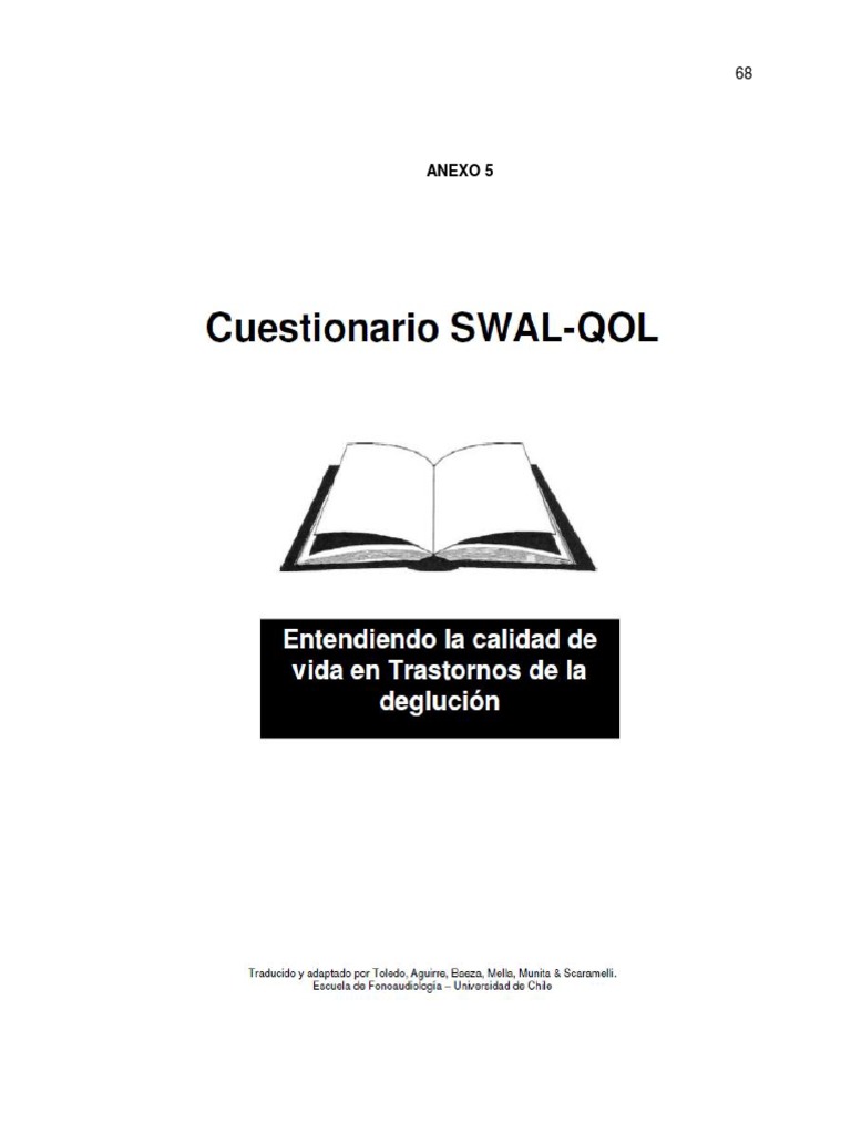 14 Escala de Calidad de Vida para Personas Con Disfagia (SWAL QOL) | PDF