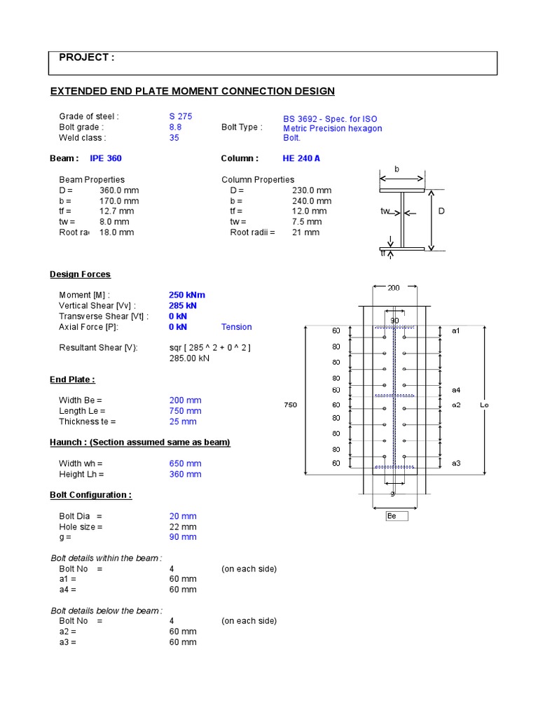 Project:: IPE 360 HE 240 A | Beam (Structure) | Screw