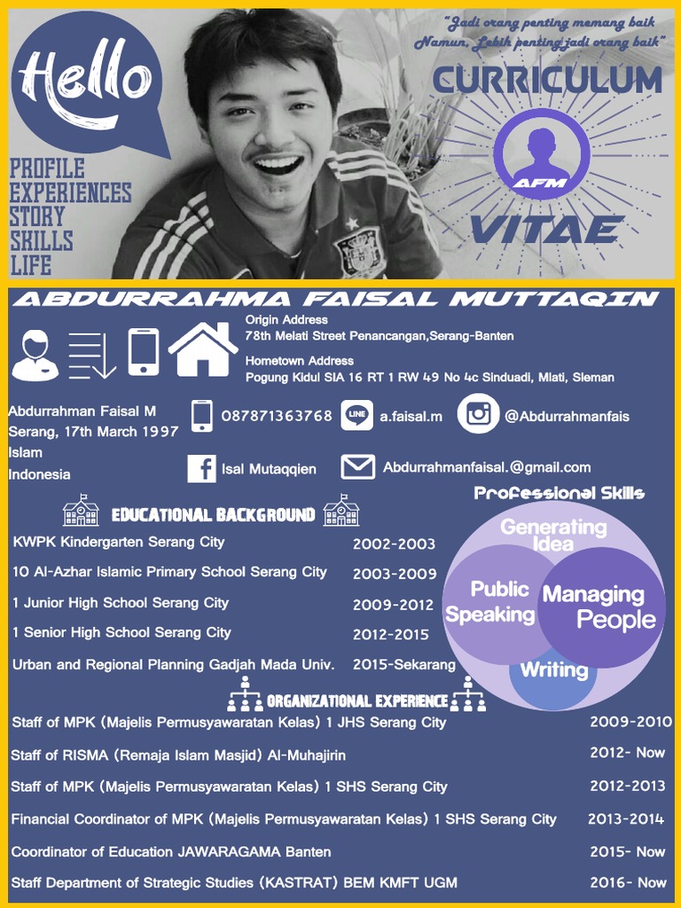 CV Abdurrahman Faisal M | PDF