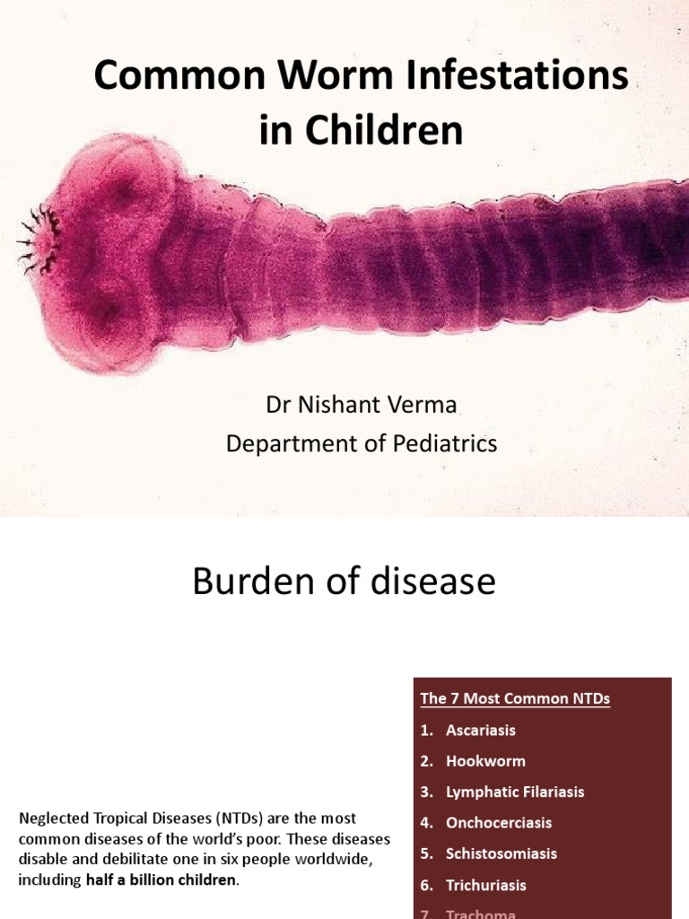 Common Worm Infestations in Children | PDF | Medical Specialties ...