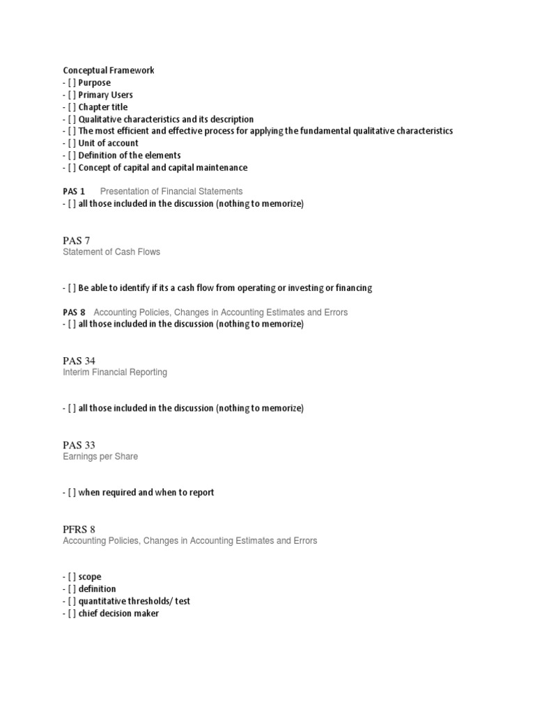 An Overview of Key Philippine Financial Reporting Standards for ...