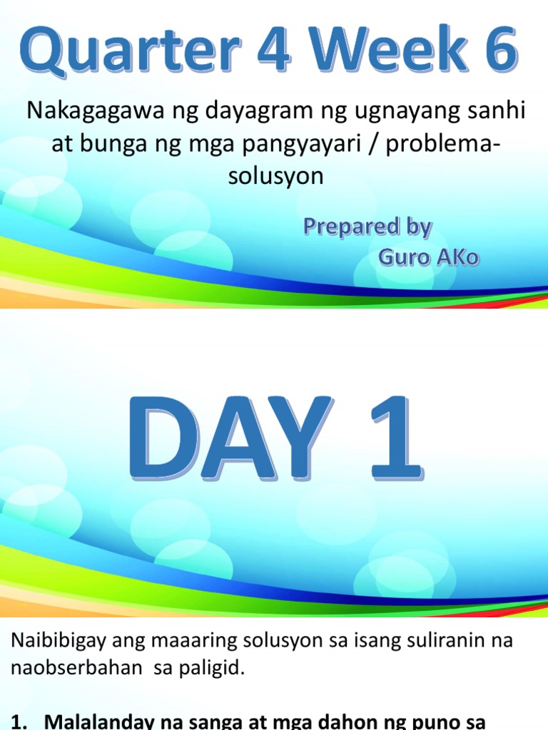 Filipino 6 Q4 W6 | PDF