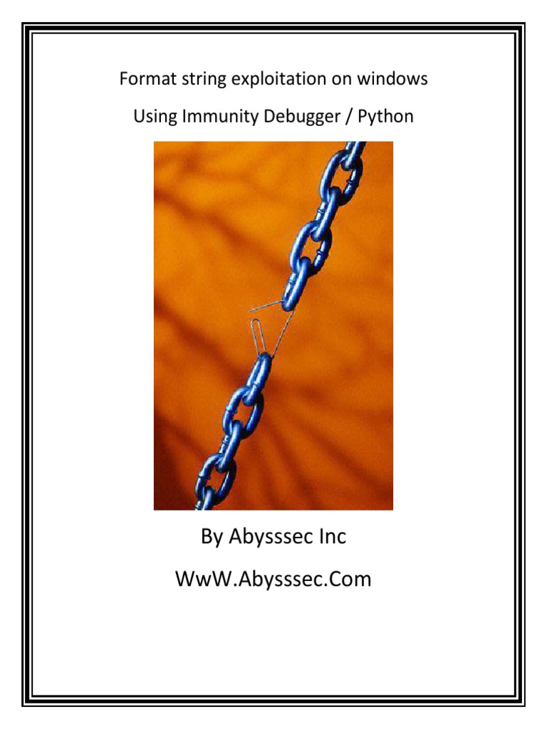 Step by Step Format String Exploitation On Windows | PDF | Computer ...