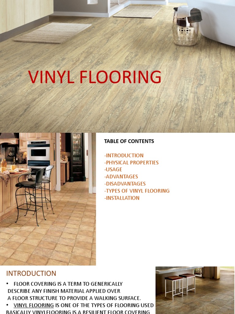 Vinyl Ppt2 | PDF | Flooring | Polyvinyl Chloride