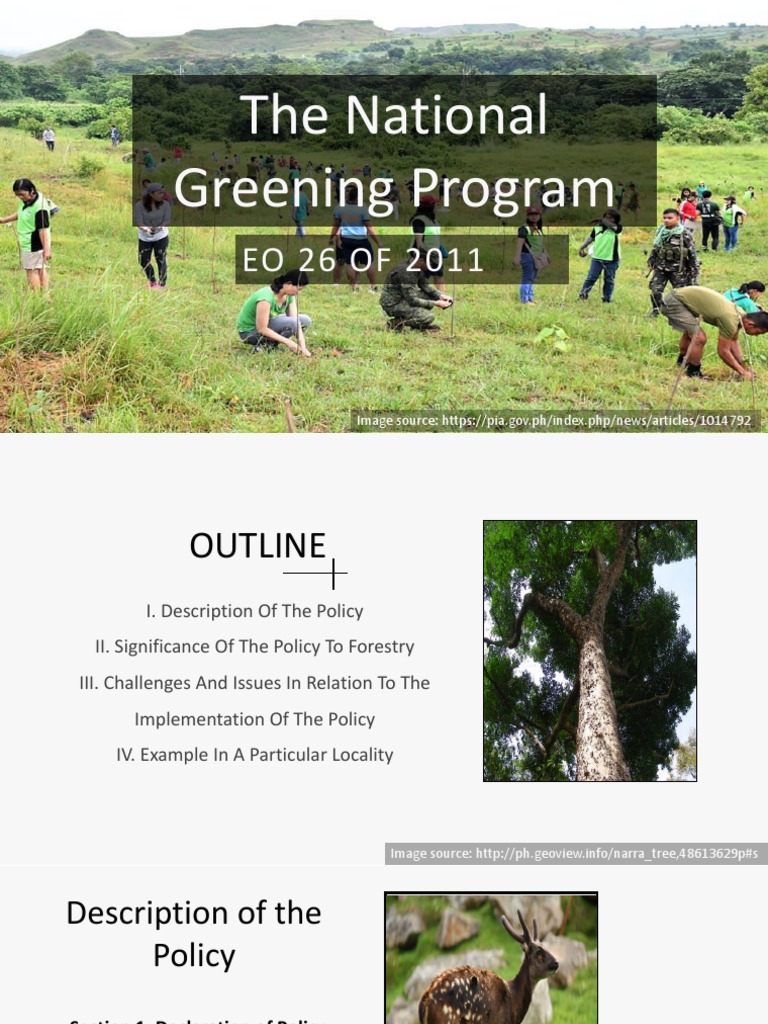 National Greening Program | Systems Ecology | Ecology