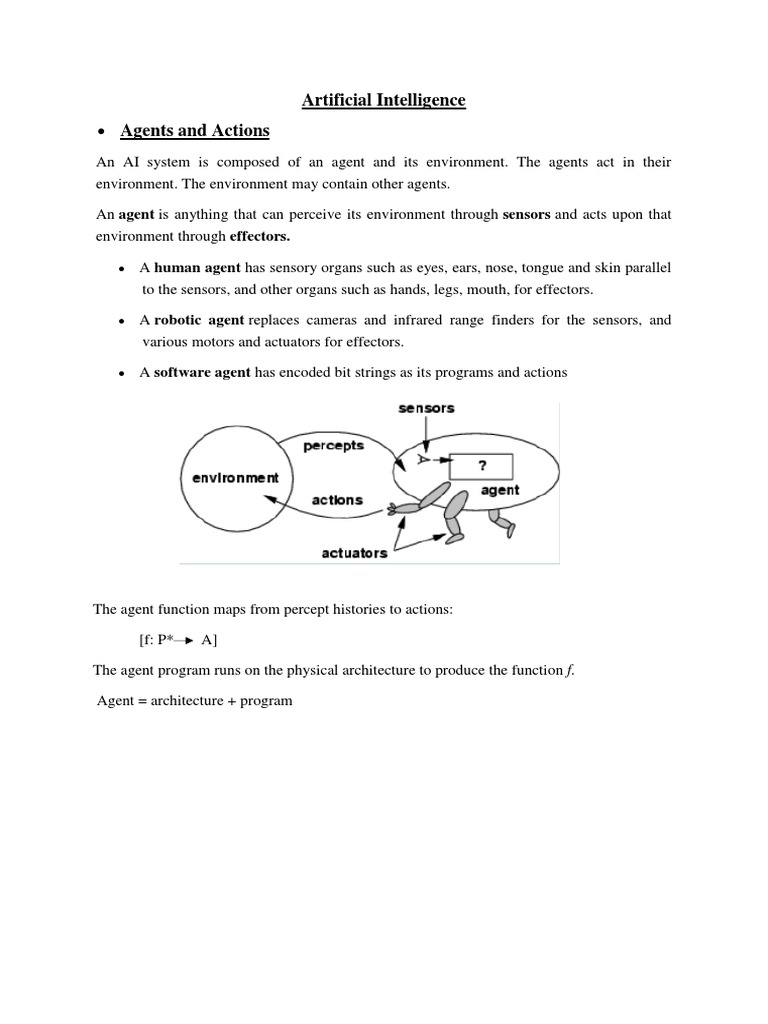 AI Notes | PDF | Artificial Intelligence | Intelligence (AI) & Semantics