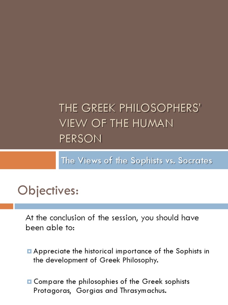 Sophists vs. Socrates: Philosophical Views | PDF | Ancient Greek ...