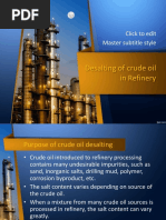Crude Oil Desalter: Principles & Process | PDF | Emulsion | Desalination