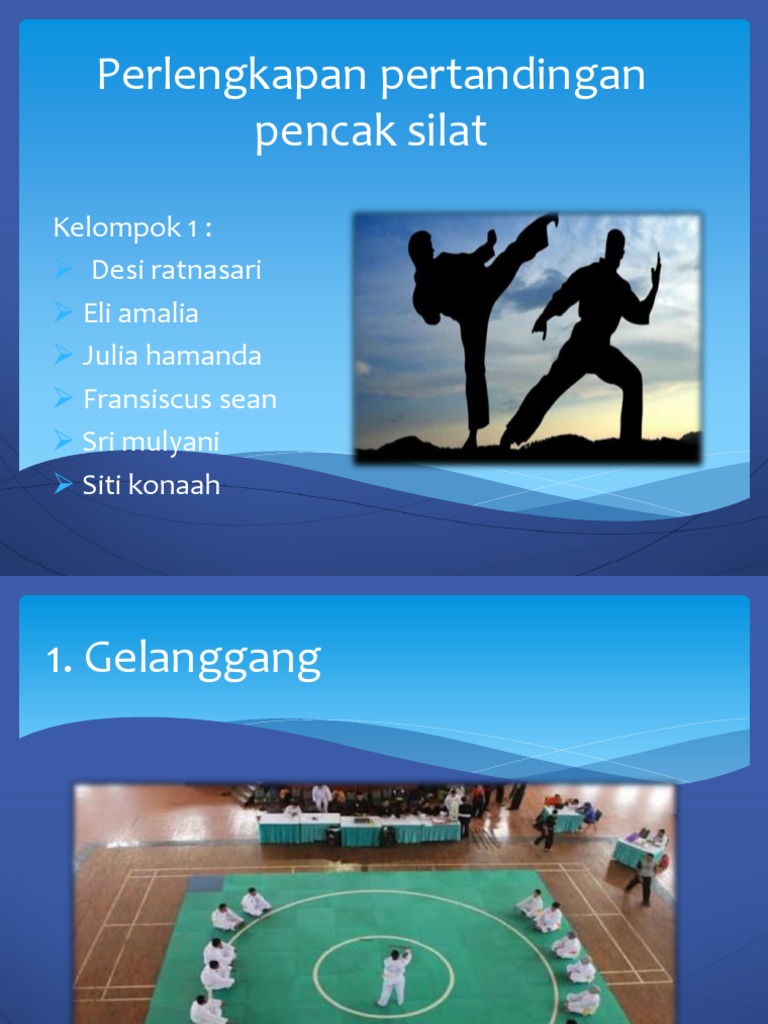 Perlengkapan Pertandingan Pencak Silat - PPTX Kelompok 1 | PDF