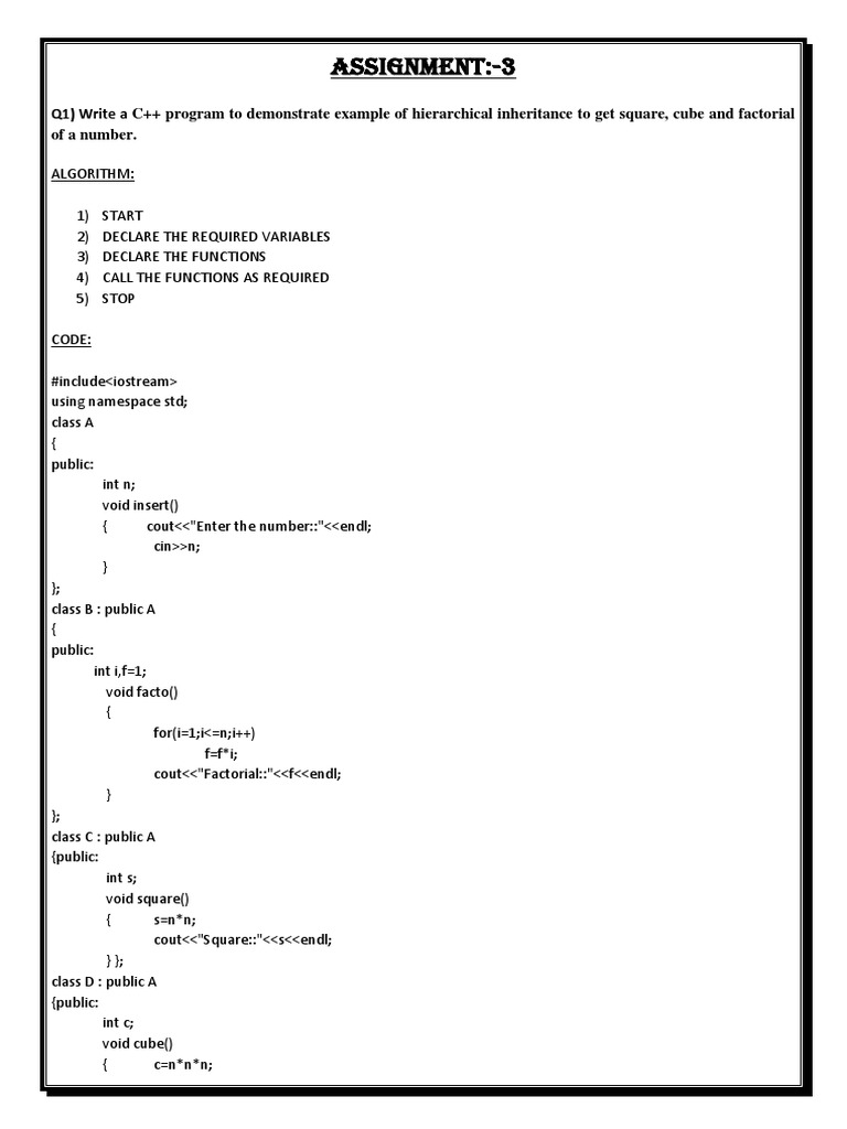 Assignment Day 3 of Se | PDF | C++ | Programming Paradigms