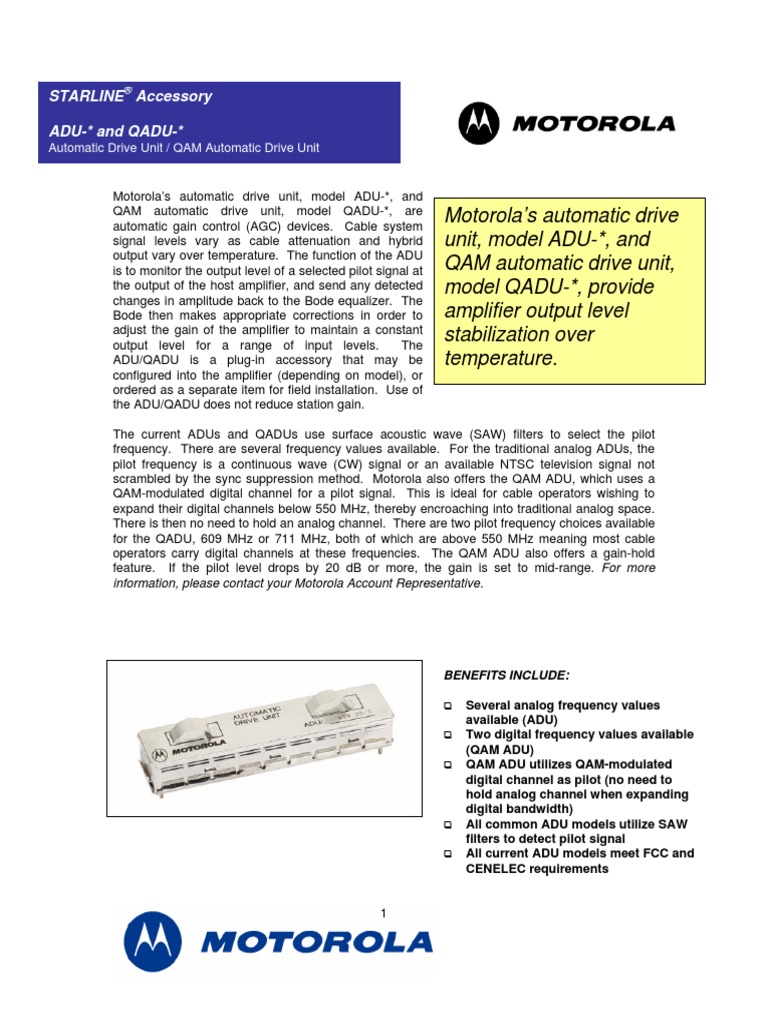 Adu Qadu | PDF | Amplifier | Cable Television