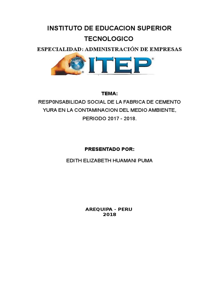 Itep Caratula | PDF