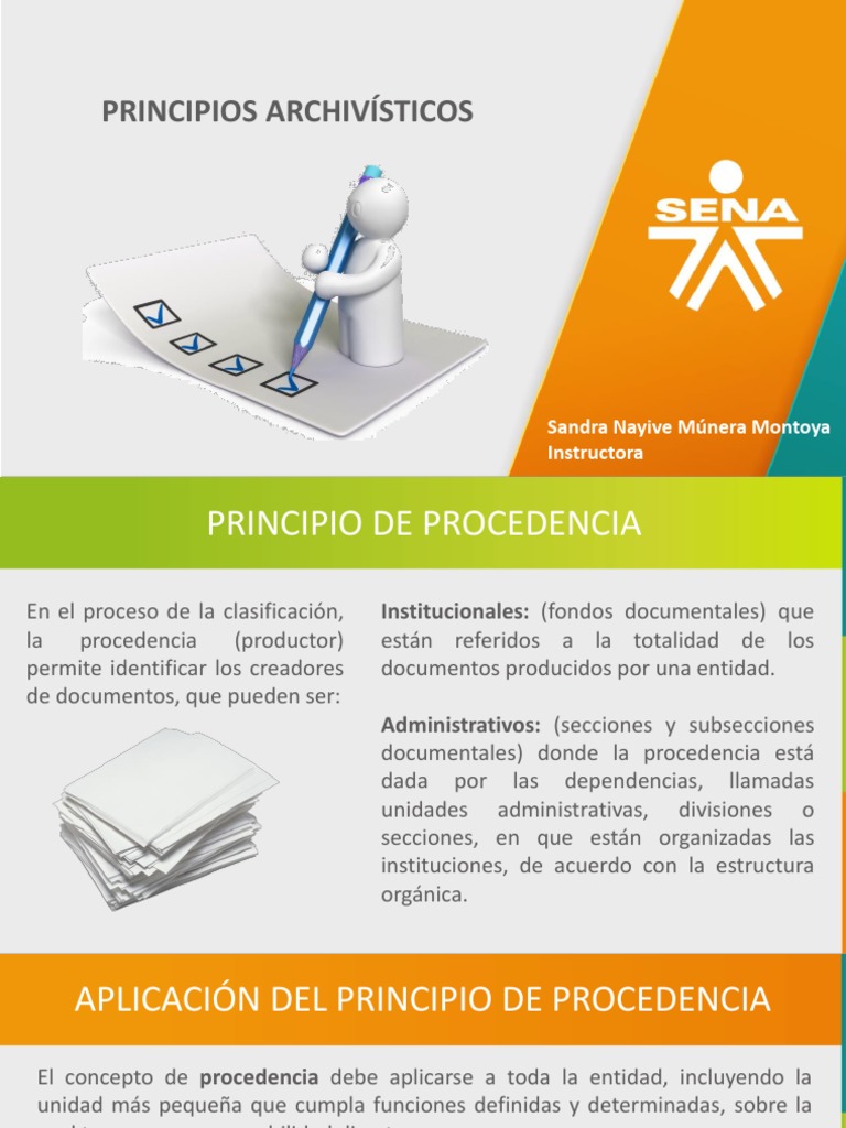 Principios de Procedencia Archivística | PDF | Presupuesto