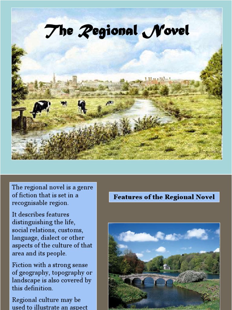 Regional Novels: A Genre of Fiction Set in a Recognisable Region | PDF ...