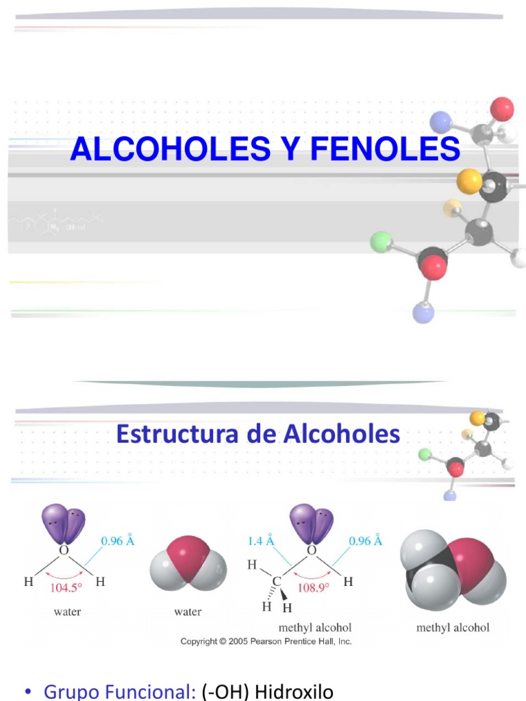 Alcoholes y Fenoles | PDF | Alcohol | Etanol