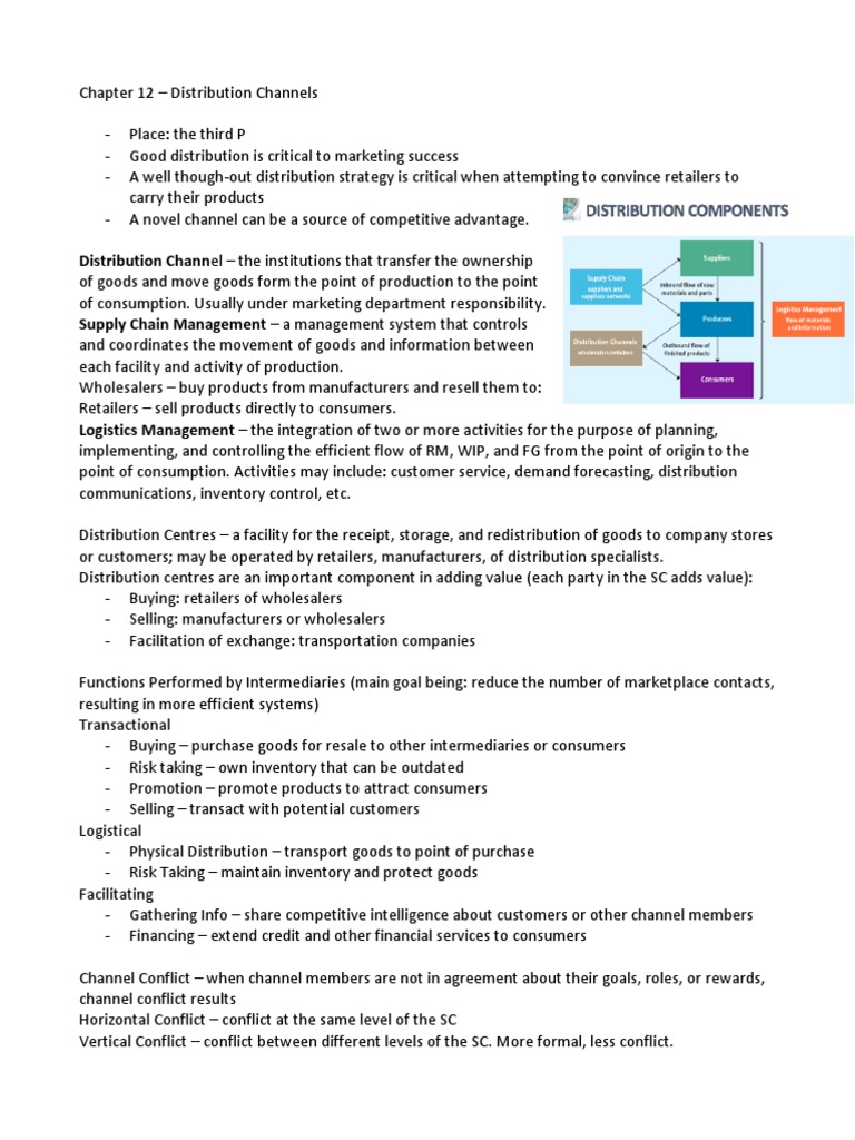 Chapter 12 - Distribution Channels | PDF | Franchising | Retail