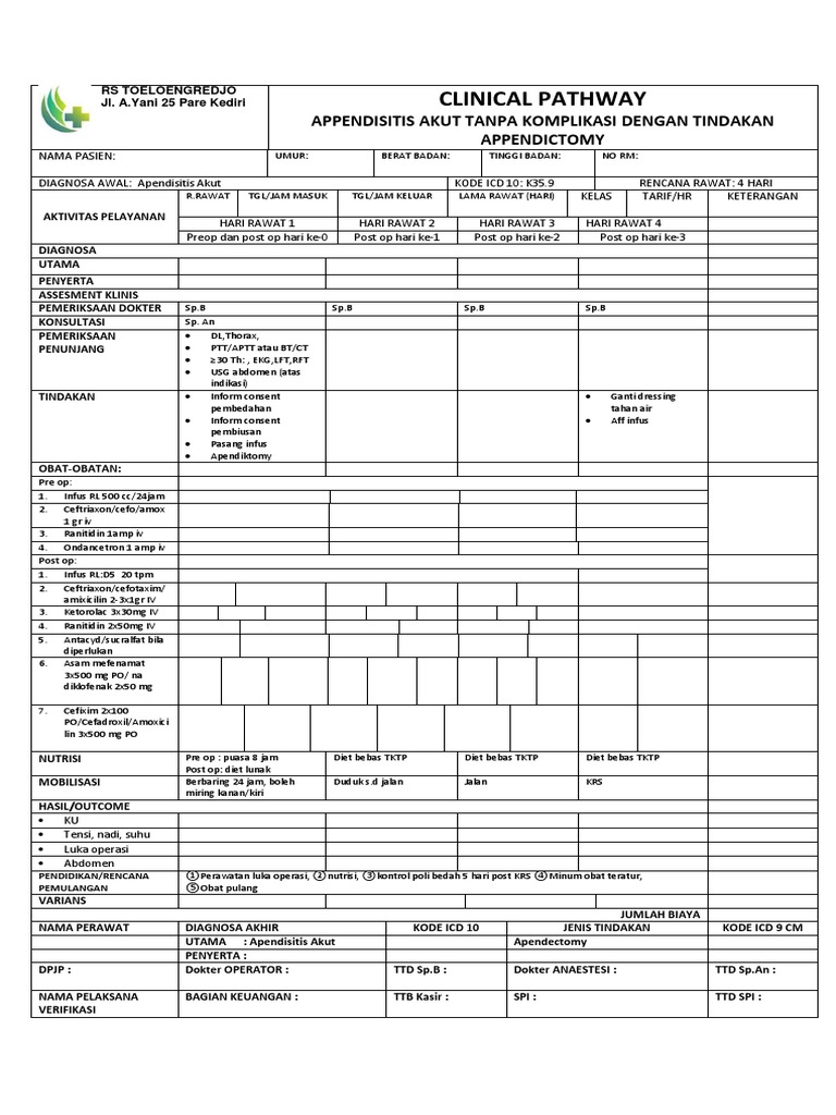 CP Apendisitis Akut (Print) | PDF