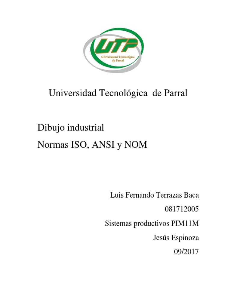 Normas ISO ANSI y NOM | PDF | Iso 9000 | Calidad (comercial)